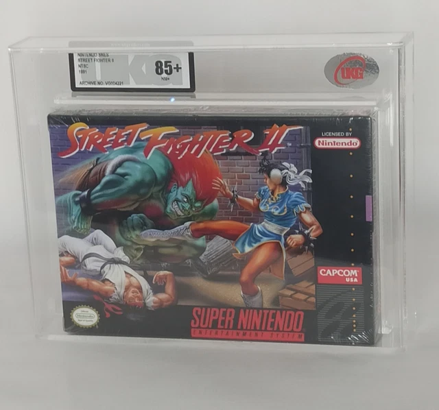 STREET FIGHTER II 2 Super Nintendo SNES 1st Print SEALED UKG 85+NM+ EUR 6.900,00 - PicClick FR