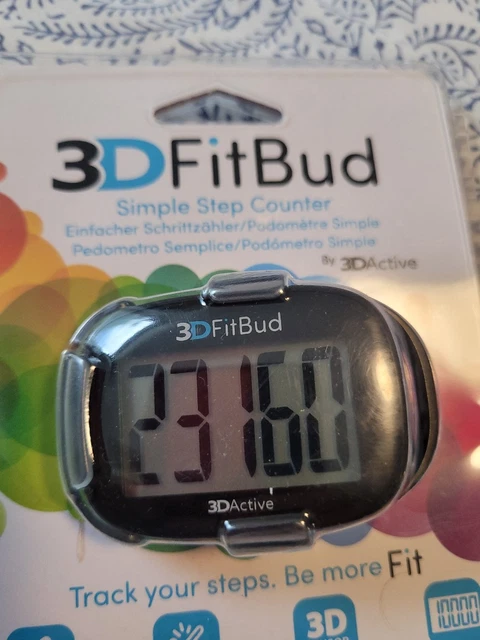 3DACTIVE 3DFITBUD SIMPLE Step Counter Schrittzähler Fitnesstracker ...