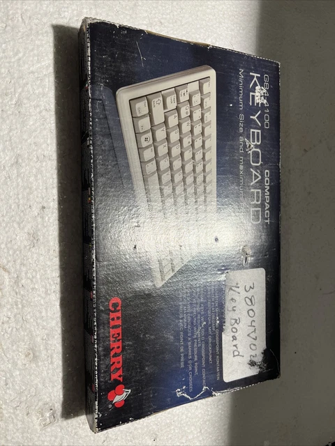 CHERRY G84-4100 PS2/USB Keyboard 83-Key TKL Mechanical Industrial ...