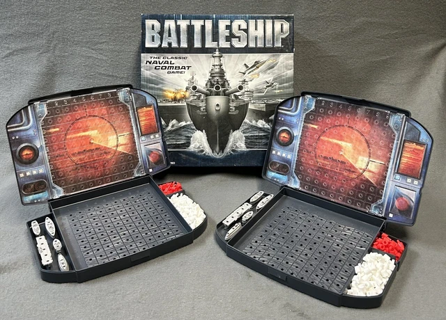 HASBRO BATTLESHIP THE Classic Naval Combat Strategy Board Game Complete ...