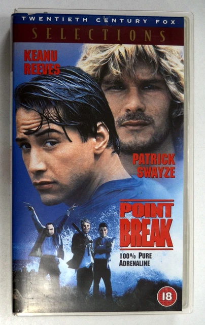 POINT BREAK - VHS - PAL - 1991 £5.45 - PicClick UK
