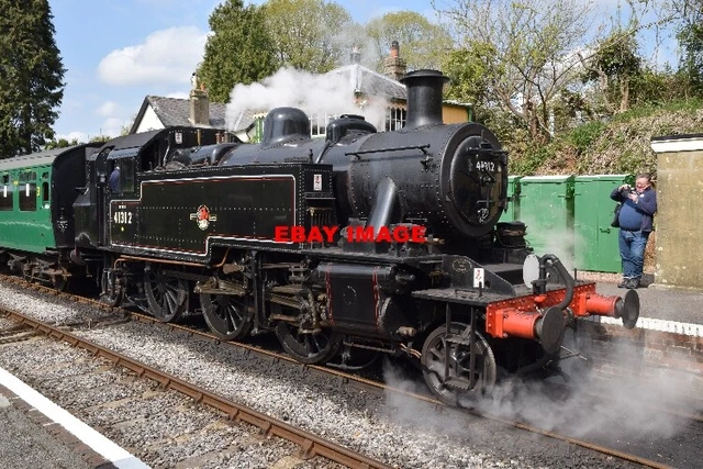 PHOTO (2) Lms Class 4P No 41312 In Br Lined Black Livery With 1956 ...
