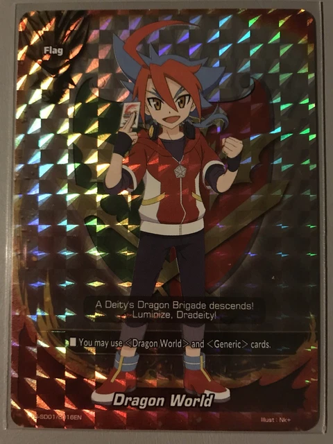 FUTURE CARTE BUDDYFIGHT Dragon World Flag Foil Yuga Mikado S-Sd01 ...