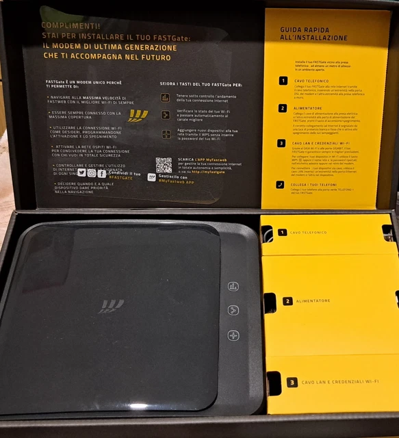 MODEM ROUTER FASTWEB FASTGate ADSL FIBRA WiFi EUR 25,00 - PicClick IT