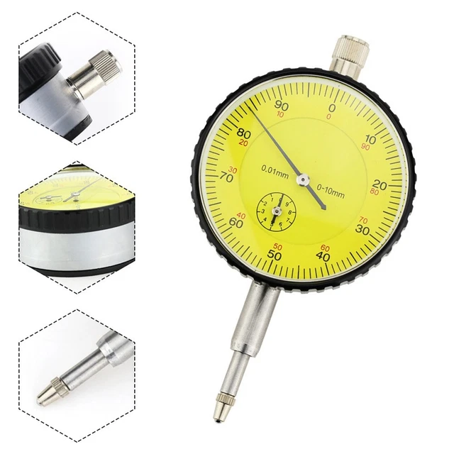 GEAR BACKLASH DIAL Gauge 0.01mm Accuracy Indicator Gauge Precision Tool ...
