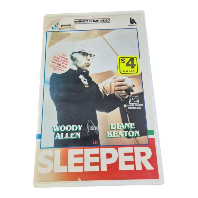 SLEEPER - VHS - WARNER HOME VIDEO - Woody Allen $24.99 - PicClick AU