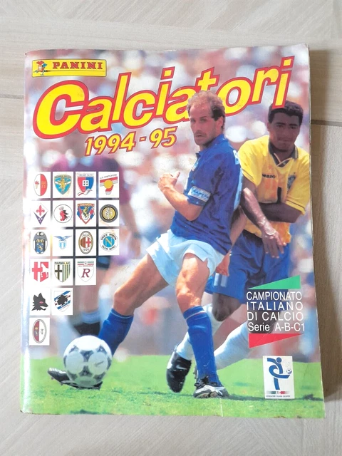 ALBUM FIGURINE 1994-1995 CALCIATORI PANINI 1994/95 completo ottimo EUR ...