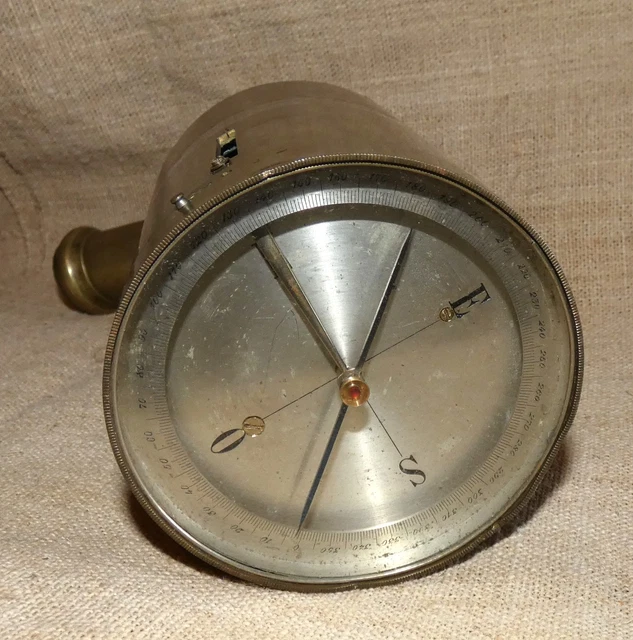 LUNETTE DE GÉOMÈTRE ancienne avec boussole EUR 9,99 - PicClick FR