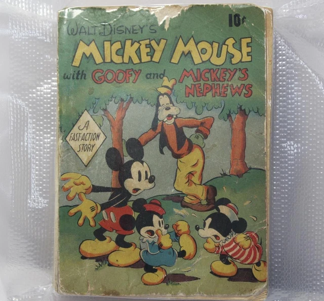 WALT DISNEY'S MICKEY Mouse With Goofy and Mickey's Nephews Fast.Action ...
