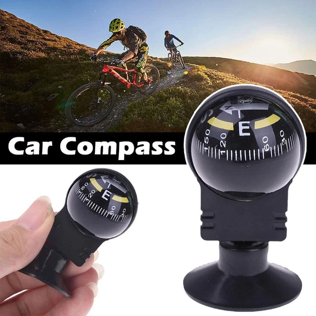 360DEGREE ROTATION CAR Navigation Ball Shaped Car Compass Cup Suction ...