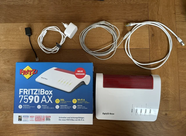 AVM FRITZ!BOX 7590 AX Version 2 Wi-Fi 6 Modem-Router-Kombination (20002998) EUR 166,00 - PicClick DE