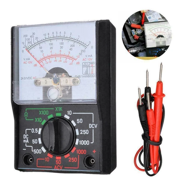 ANALOGUE METER MULTIMETER AC DC Electrical Circuit Multi Tester £4.79 ...
