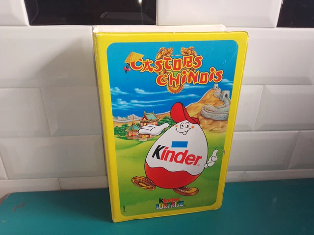 1102245 FIGURINE COFFRET diorama castors chinois kinder surprise housse ...