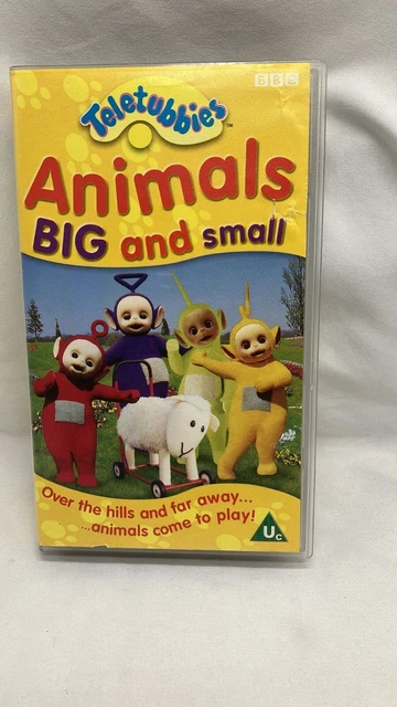 VINTAGE TELETUBBIES ANIMALS Big and Small VHS VIDEO 2001 £10.00 ...