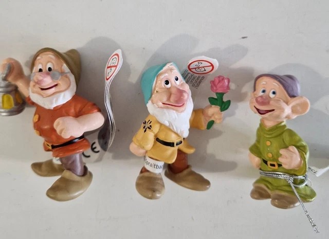 Doc Dopey Bashful Seven Dwarfs Figure Disney Bullyland Toy Figure Cake Topper X3 £6 00 Picclick Uk