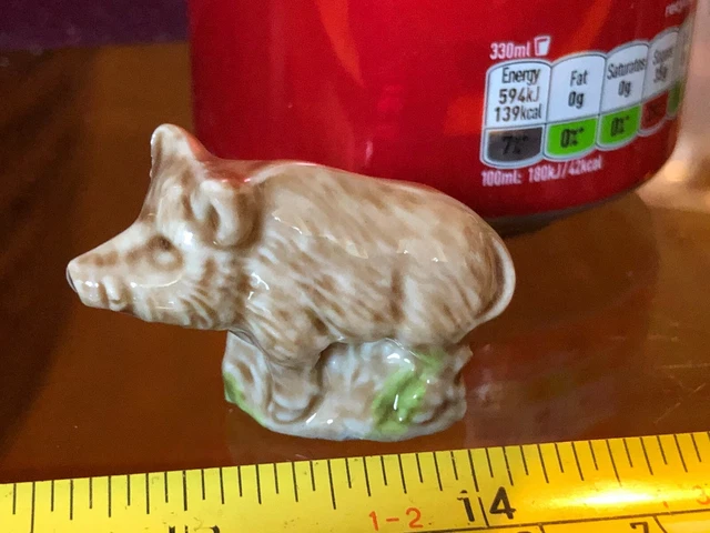 WADE BROWN WARTHOG Pig Porcelain Original Classic Figure Miniature ...