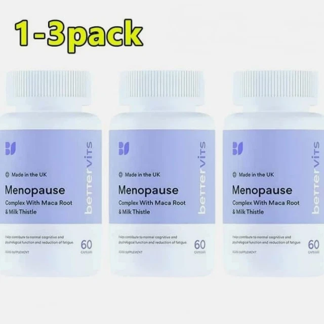 MENOPAUSE 1-3PACK 60 Capsules Bettervits & Milk Thistle, Complex With ...