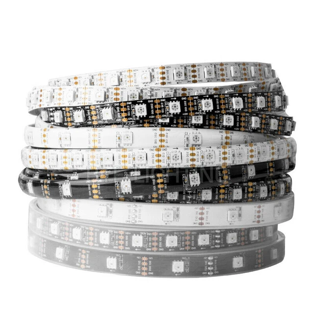 5M WS2815 WS2813 30/60/144 RGB 5050 Doppel signal LED Streifen Stripe ...