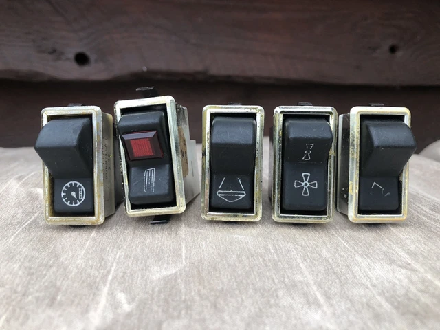 FORD CAPRI MK1 Gt Xlr E Dash Switches Set Of 5 Genuine EUR 130,80 ...