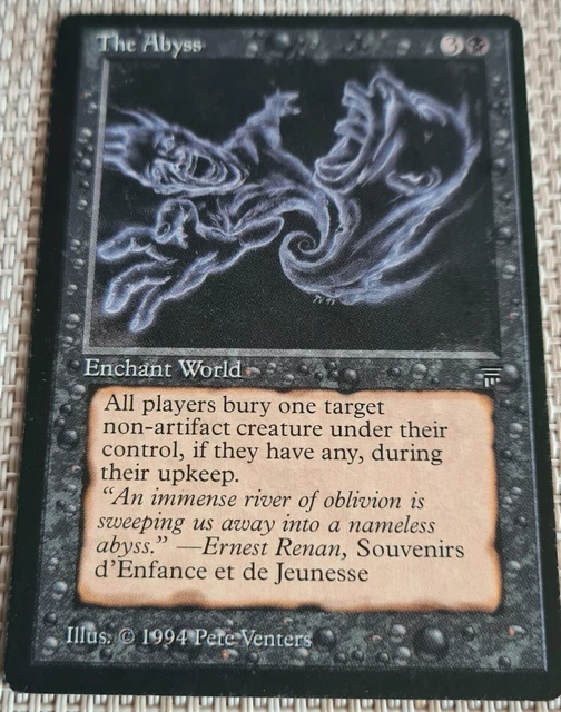 THE ABYSS - Legends NM - Magic the Gathering - 1994 EUR 570,00 ...