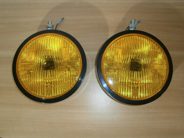 NOS PAIRE DE Longue portée CIBIE IODE 45 verre jaune plastic noir EUR 149,99 - PicClick FR