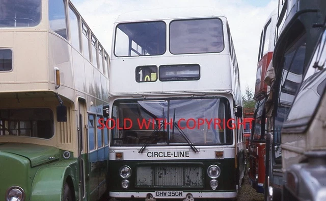35MM ORIGINAL BUS slide Circle-Line DHW 350W (Ex Bristol) £3.99 ...