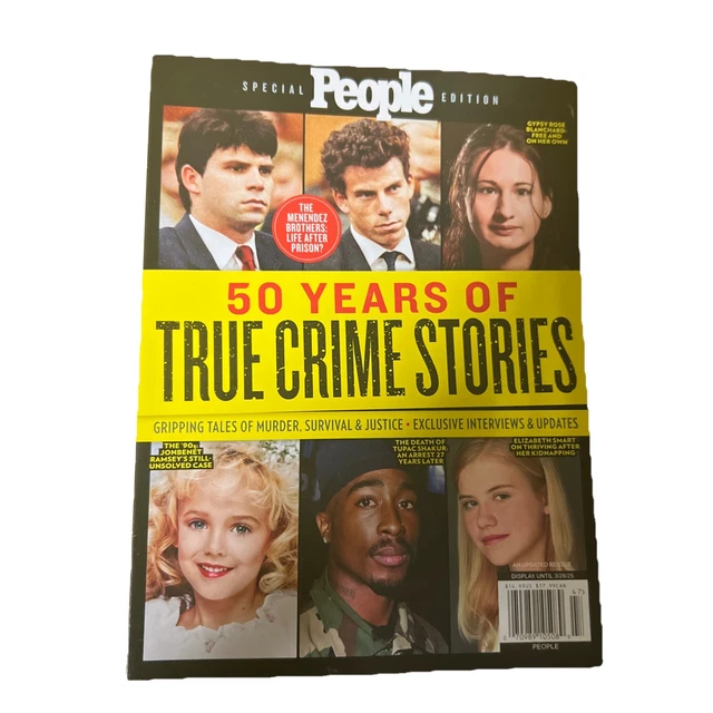 PEOPLE MAGAZINE SPECIAL Edition True Crime Unsolved Stories Magazine ...