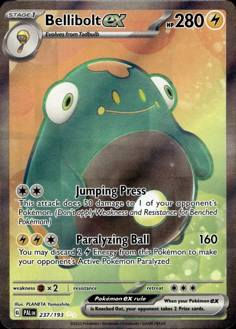BELLIBOLT EX [HOLO] #237 Pokemon Paldea Evolved EUR 5,11 - PicClick FR
