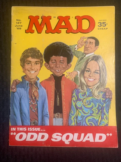 1969 MAD MAGAZINE #127 GD 2.0 Alfred E Neuman / Mod Squad Parody £5.72 ...