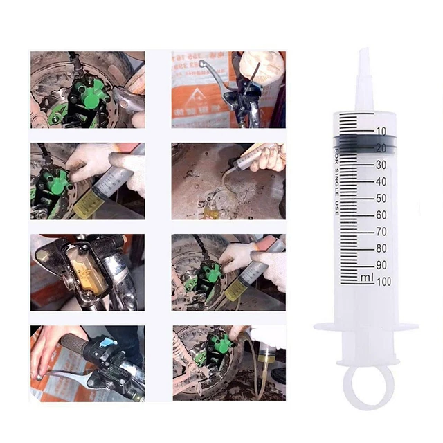 MOTORCYCLE BLEED KIT Clutch Tools Gas Bleeding Syringe For Hydraulic ...