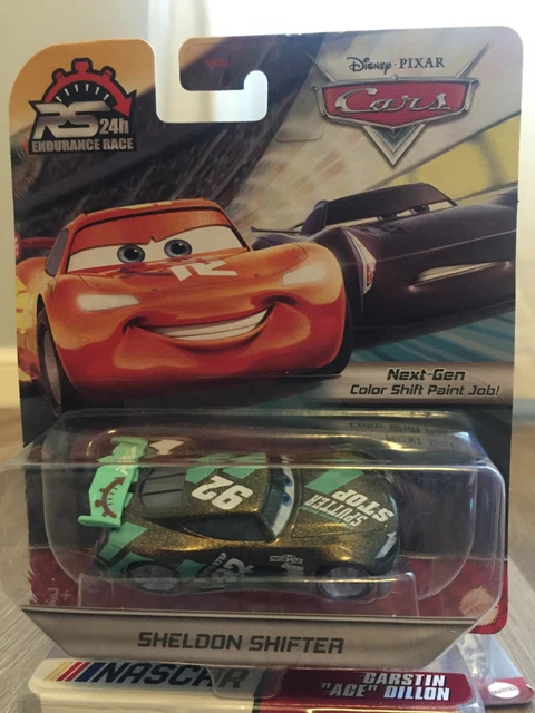 DISNEY PIXAR CARS XRS Endurance Sheldon Shifter Mattel 1.55 Scale BNIB ...