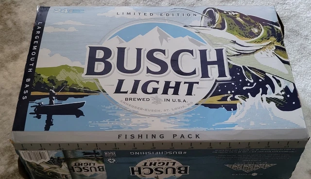 2023 BUSCH LIGHT LARGEMOUTH BASS Beer Fishing Can one empty COLLECTIBLE ...