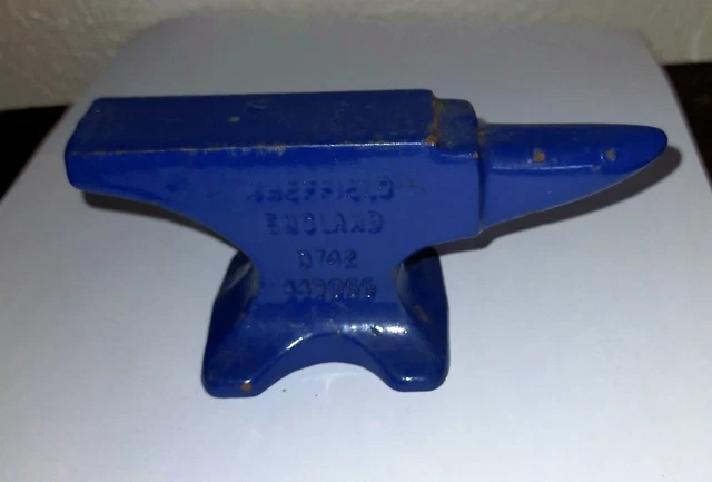 VINTAGE RECORD MINI Anvil Sheffield Paperweight Jewellers £9.99 ...