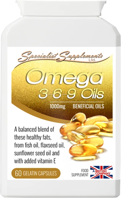 OMEGA 3-6-9 OILS - Fatty Acids Supplement £10.99 - PicClick UK