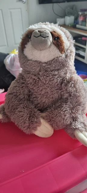 186 - KEEL Toys Keeleco sloth soft toy £15.08 - PicClick UK