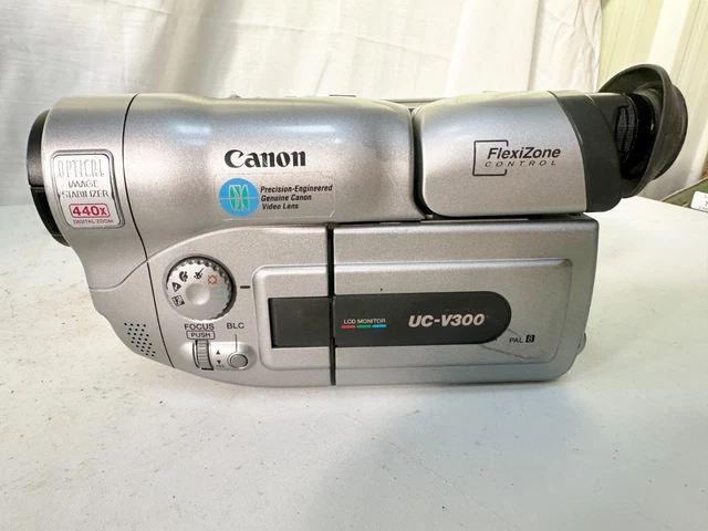 VINTAGE CANON - Uc V300 Ucv300 8Mm Video Camcorder Tape £39.99 ...
