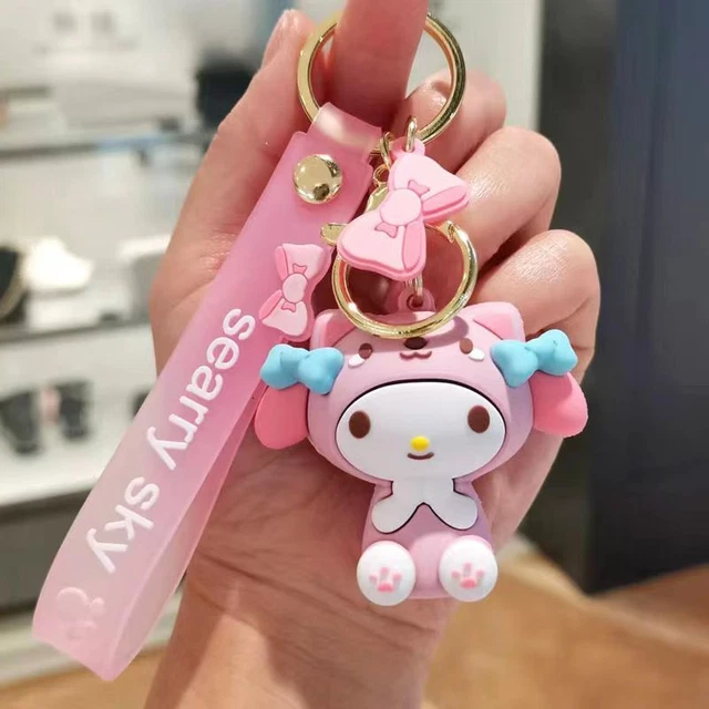 2023 KUROMI MY Melody Cinnamoroll Hello Kitty Pendant Figure Toy Keychain £0.40 - PicClick UK