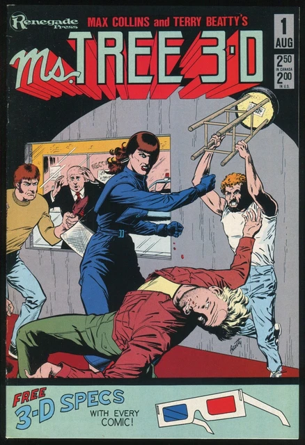 MS TREE 3-D Comic + 3D Glasses Renegade Press 1985 Third Dimension ...