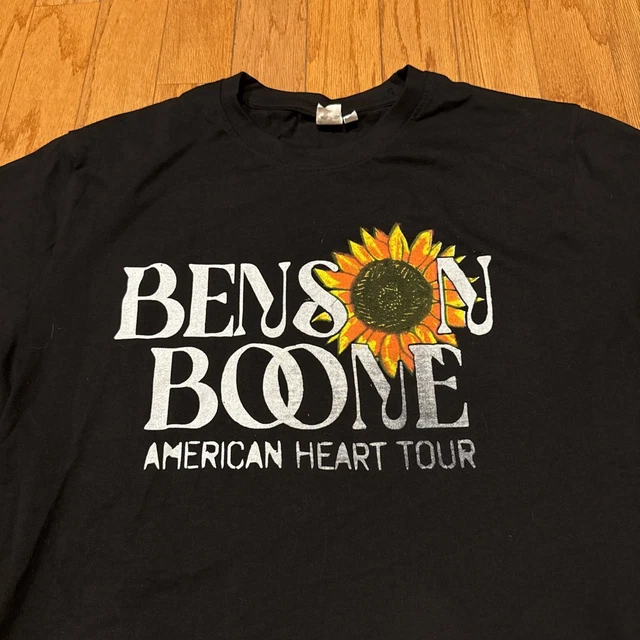 BENSON BOONE AMERICAN Heart Tour 2025 Merch T Shirt with Date & City ...