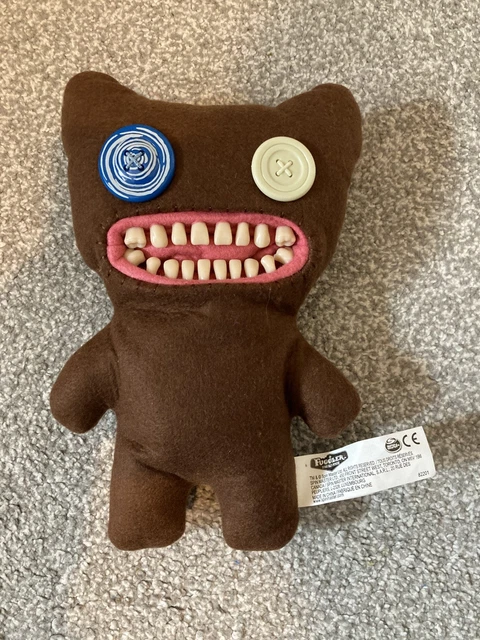 FUGGLER FUNNY UGLY Monster Mr Buttons Brown Felt £15.07 - PicClick UK