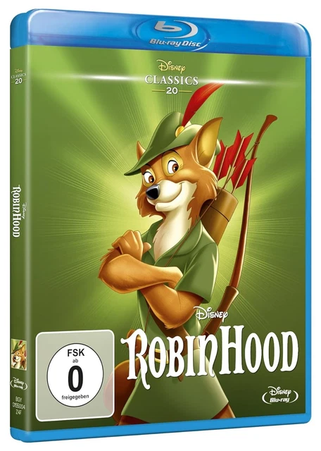 ROBIN HOOD - Disney Classics (Blu-ray) Roger Miller Peter Ustinov David ...