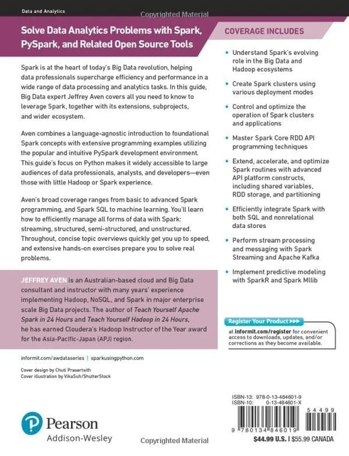 DATA ANALYTICS WITH Spark Using Python (Addison-Wesley Data & Analytics ...