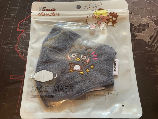 OFFICIAL SANRIO MINISO Kawaii - Bad Badtz- Maru Face Mask UK Stock New ...