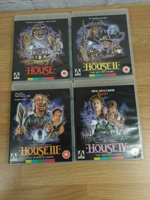 HOUSE I-IV BLU-RAY Collection (4 Separate 1 Disc Sets From Arrow Video ...