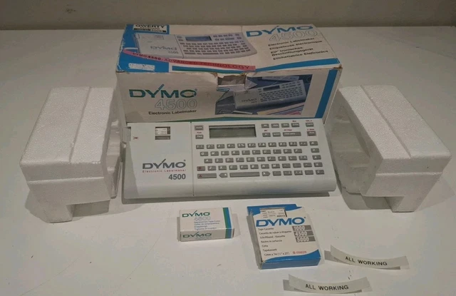 DYMO 4500 LABEL Maker All Working Boxed With Labels Very Clean Unit £16 ...