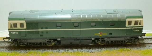 LIMA 00 GAUGE BR Class 33 Diesel Locomotive no D6506 in BR Green Livery ...