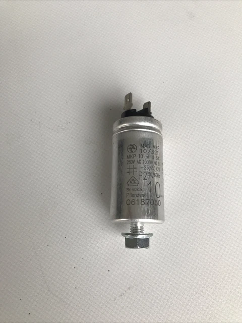 CONDENSATEUR 06187050 de démarrage pour pompe de cyclage lave vaisselle ...