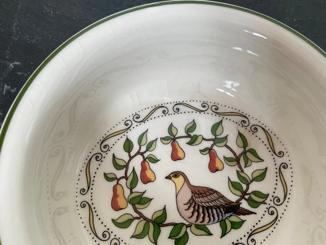 VINTAGE WADE ROYAL Victoria Pottery Partridge in a Pear Tree Small ...