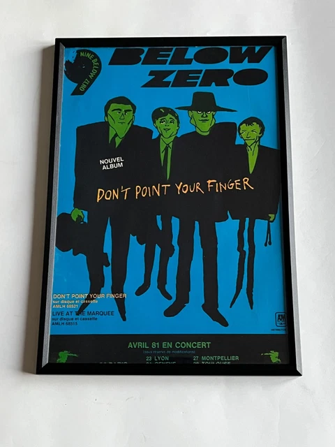 NINE BELOW ZERO publicité magazine 21X30CM sous cadre EUR 8,00 ...