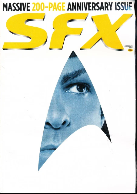 SFX MAGAZINE OCTOBER 2010 200th Anniversary Issue Star Trek Subscribers ...